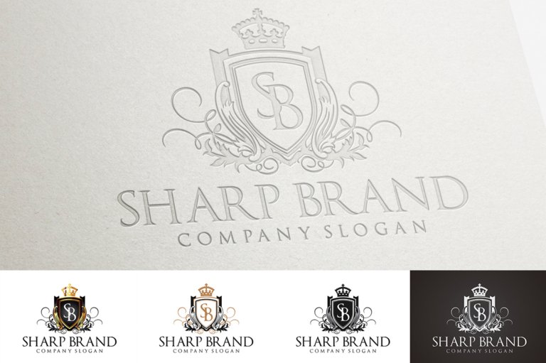 Sharp Brand Logo Template - Surgical Precision Brand Choice